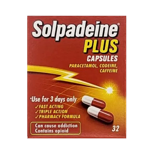 Buy Solpadeine Plus Capsules Online - Next Day Delivery Available